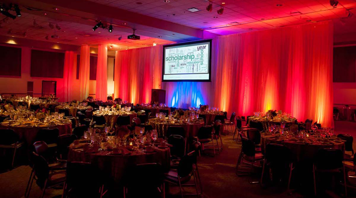 Supervel Drapery, uplighting | Drape Kings